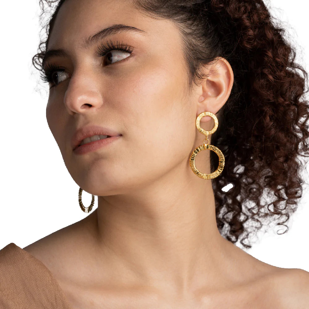 San Bernardo gold earrings – albagomezaccessories